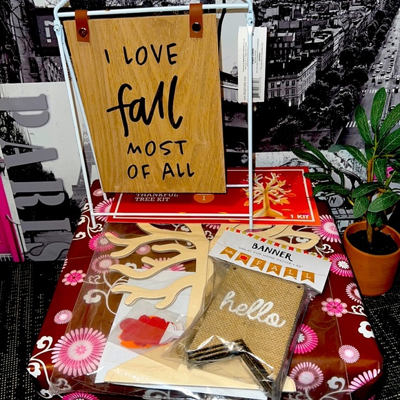Target | Holiday | New Fall Decorative Lot Banner Thankful Tree Kit ...